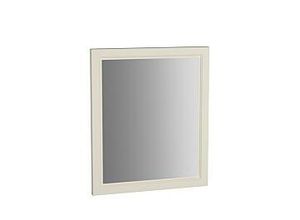 8693405517574 - Valarte Flachspiegel 62215 595x30x700mm Wandmontage Korpus elefenbein matt Dekor