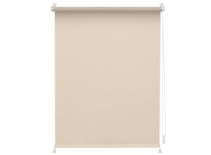 4250434156095 - Seitenzugrollo ORIGINAL Uni Rollo Rollos Gr 150 cm stufenlos positionierbar 100 cm beige (creme weiß) Verdunkelungsrollos mit Klemmträger und Farbbeschichtung - für Fenster Türen Klemmfix