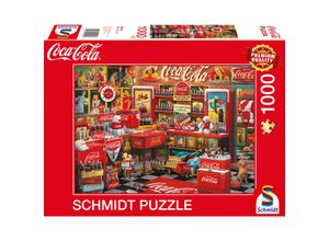 4001504599157 - Puzzle Coca Cola Nostalgie Shop Premium 1000 Teile