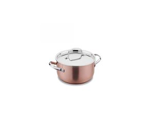 8691607026900 - Korkmaz Divani Casserole 20 x 10 cm Kupfer-Topf mit Deckel - 29 L 8691607026900 - Korkmaz Divani Casserole 20 x 10 cm Kupfer-Topf mit Deckel - 29 L