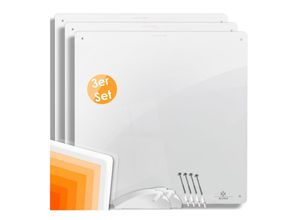4260598873004 - Infrarotheizung Infrarot Wandheizung Heizung Heizkörper Heizpaneel 425-550W 3er Set ( 425 Watt ) - Kesser
