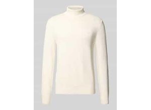 4069469675323 - Slim Fit Pullover mit Woll-Anteil in Strick-Optik