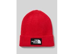 0197803997320 - Beanie in Strick-Optik mit Logo-Patch Modell Box