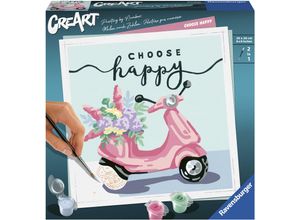 4005556201259 - Malen nach Zahlen RAVENSBURGER Choose happy Malvorlagen bunt Kinder Basteln Malen Kosmetik Schmuck Made in Europe  FSC - schützt Wald weltweit