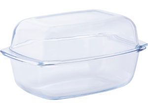 4009290164269 - Auflaufform VAN WELL Auflaufformen Gr B H T 215 cm x 175 cm x 34 cm farblos (transparent) Auflaufformen Auflaufform feuerfestes Glas 7 Liter
