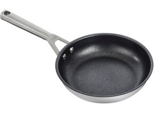0622356294744 - Bratpfanne NINJA ZEROSTICK Edelstahl-Pfanne C600DE silber (silberfarben) H79cm L391cm Ø20cm Pfannen Edelstahl mit Aluminiumbeschichtung für Braten bei hohen Temperaturen