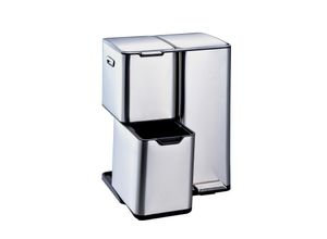 4255701936813 - Mülltrennsystem Jannik 60 Liter Silber