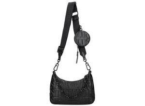 8720857883886 - Umhängetasche STEVE MADDEN STEVE MADDEN Taschen Lederimitat Damen Gr onesize schwarz schwarz Lederimitat Taschen