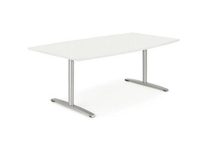4260267322819 - THEA - Besprechungstisch mit T-Fußgestell Breite 1800 mm altweiß kaiserkraft