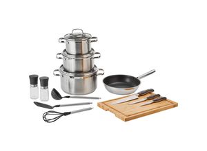 4004293136053 - Kochtopfset Gourmet-Set Elegance  Metall  13-teilig  16 cm20 cm  378x29x59 cm  Kochen Töpfe Topfsets