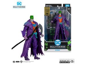 0787926175912 - DC Multiverse Batman-Actionfigur (Dark Nights Death Metal) Jokerisiertes