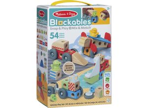 0681147005532 - Hatchimals Konstruktionsspielzeug Melissa & Doug - Blockables Fahrzeuge Spielset
