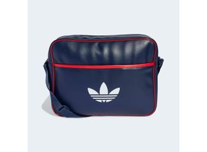 4068807884311 - Sporttasche ADIDAS ORIGINALS AIRLINER blau (night indigo) Obermaterial 100% Polyurethan Taschen Schultertasche im angesagten Retrolook