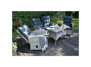 4021472516710 - bellavista Aluminium Dining Set Monte Carlo 4021472516710 - bellavista Aluminium Dining Set Monte Carlo