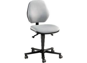 4016849180137 - Labordrehstuhl LEANOS 9133 mit Rollen Kunstleder grau 4016849180137 - Labordrehstuhl LEANOS 9133 mit Rollen Kunstleder grau
