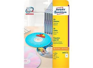 4004182060438 - CD-Etiketten L6043-25 ClassicSize geeignet für Inkjet-& Laserdrucker blickdicht Ø 117 mm 50 Stück 25 A4-Bogen FSC®-Papier weiß 4004182060438 - CD-Etiketten L6043-25 ClassicSize geeignet für Inkjet-& Laserdrucker blickdicht Ø 117 mm 50 Stück 25 A4-Bogen FSC®-Papier weiß