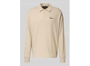 4059919581762 - Poloshirt mit Label-Stitching