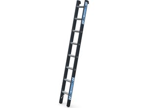 4003866411368 - Schwerlast-Anlegeleiter 60 mm Alu-Sprossen 8 Sprossen ZARGES