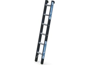 4003866411351 - Schwerlast-Anlegeleiter 60 mm Alu-Sprossen 6 Sprossen ZARGES