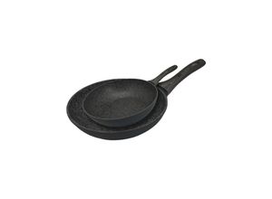 4255763726285 - Bratpfannen-Set ø20cm + ø28cm mit ergonomischem Holzgriff 4255763726285 - Bratpfannen-Set ø20cm + ø28cm mit ergonomischem Holzgriff