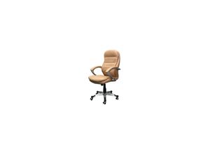 4260180271140 - Bürostuhl Rom beige Chef Sessel Echtleder Büro Leder Büro Stuhl Jet-Line