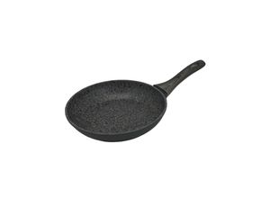 4255763720962 - Bratpfanne in Schwarz mit Griff in Holzoptik Aluminiumlegierung