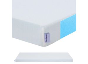 4250263743831 - Matratzen Topper ESSENCE 120x200cm Gelschaum Matratzentopper waschbarer Bezug geeignet für Federkern & Schaumstoff Matratzen H2 H3 Matratzenauflage Höhe 5cm