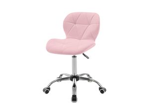 4255701936196 - Drehstuhl Neville Kunstleder Rosa 4255701936196 - Drehstuhl Neville Kunstleder Rosa