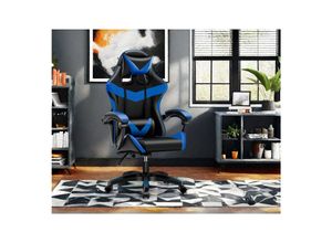 4255701936134 - Bürostuhl Schwarz Blau Krit Power 4255701936134 - Bürostuhl Schwarz Blau Krit Power