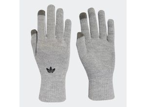 4068808837194 - Strickhandschuhe ADIDAS ORIGINALS ADICOLOR GL Herren Gr XL grau (medium grau heather) Obermaterial 94% Polyester 5% Polyamid 1% Elasthan Handschuhe