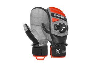 4060485589755 - Fäustlinge REUSCH Worldcup Warrior Team Mitten Damen Gr 10 schwarz silberfarben 73% Polyester 25% Ziegenleder 2% Polyurethan mehrfarbig Handschuhe mit winddichter und atmungsaktiver Funktion 4060485589755 - Fäustlinge REUSCH Worldcup Warrior Team Mitten Damen Gr 10 schwarz silberfarben 73% Polyester 25% Ziegenleder 2% Polyurethan mehrfarbig Handschuhe mit winddichter und atmungsaktiver Funktion