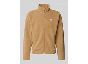 4068807564053 - Regular Fit Sweatjacke mit Logo-Stitching Modell Essentials