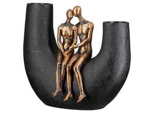 4063387581384 - Tischvase CASABLANCA BY GILDE Vase Frau  Mann Movement schwarz H 205 cm schwarz B23cm H205cm T13cm Vasen