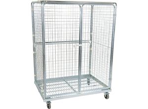 4260316447692 - Stahlrollbehälter 5-seitig mit Flügeltüren BxT 1350 x 950 mm kaiserkraft