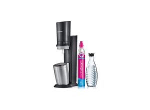 7290116742380 - SodaStream Crystal 30 Titan Wassersprudler mit QC CO2-Zylinder und 1x Glaskaraffe