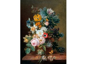 5011583394306 - Leinwandbild ART FOR THE HOME Stillleben Blumen bunt (farbe bild(er) bunt) B70cm H60cm Bilder Stillleben mit Blumen 100 x 70 cm