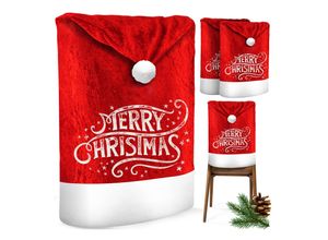 4255598309059 - KESSER® Premium Weihnachtsstuhlüberzug Set Stuhlhussen für Weihnachten Nikolausmütze Stuhlbezug Husse Weihnachtsdeko für Stühle Überzieher - Stuhlabdeckung im weihnachtlichen Design 4255598309059 - KESSER® Premium Weihnachtsstuhlüberzug Set Stuhlhussen für Weihnachten Nikolausmütze Stuhlbezug Husse Weihnachtsdeko für Stühle Überzieher - Stuhlabdeckung im weihnachtlichen Design