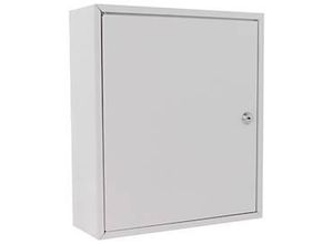 9006072000383 - Medikamentenschrank MK1 Wandmontage Volumen 12 l 1 Fachboden Zylinderschloss 2 Schlüssel Aufkleber B 315 x T 110 x H 360 mm Stahlblech