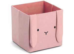 4003368144931 - Aufbewahrungsbox ZELLER PRESENT Hase Musselin altrosa B28cm H28cm T28cm Baumwolle Polyester Aufbewahrungsboxen Tiermotiv kinderfreundlich faltbar 4003368144931 - Aufbewahrungsbox ZELLER PRESENT Hase Musselin altrosa B28cm H28cm T28cm Baumwolle Polyester Aufbewahrungsboxen Tiermotiv kinderfreundlich faltbar