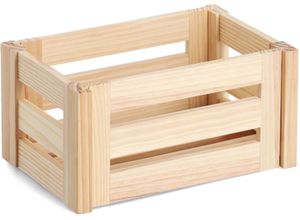 4003368133607 - Aufbewahrungsbox ZELLER PRESENT Leisten Kiefer natur B196cm H15cm T295cm Massivholz Aufbewahrungsboxen natürliches Holz vielseitig Stecksystem