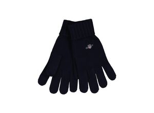7325708341006 - Strickhandschuhe GANT COTTON BLEND LOGO Damen marine Strick Baumwollmischung Handschuhe wärmend 7325708341006 - Strickhandschuhe GANT COTTON BLEND LOGO Damen marine Strick Baumwollmischung Handschuhe wärmend