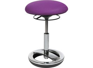 4014296339191 - Bürohocker SITNESS BOB Sitzhöhe 440 - 570 mm Bezug violett