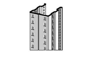 4052941728143 - Regalrahmen PR 600 T 850 mm H 5800 mm Stützenbreite 100 mm