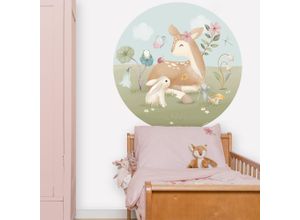 5011583669305 - Wandtattoo LITTLE DUTCH Wandsticker XL Fairy Garden (100x100cm) bunt (mehrfarbig) H100cm Wandtattoos