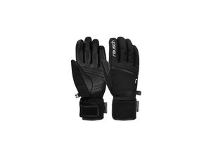 4060485347324 - Skihandschuhe REUSCH Tessa STORMBLOXX™ Damen Gr 65 schwarz 65% Polyester 30% Ziegenleder 5% Elasthan mehrfarbig Handschuhe aus wasserdichtem und atmungsaktivem Material