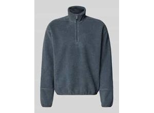 4069469895158 - Sweatshirt mit Troyer-Kragen