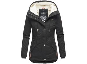 4059072421196 - MARIKOO Damen Winterjacke Outdoor Baumwolljacke mit Kapuze Bikoo