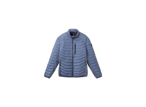 4066887728372 - TOM TAILOR Jacke Reißverschlusstaschen Stehkragen für Herren blau L 4066887728372 - TOM TAILOR Jacke Reißverschlusstaschen Stehkragen für Herren blau L