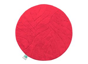 4069009590055 - Floordirekt Badematte Maris Badteppich in Rund Rot 4069009590055 - Floordirekt Badematte Maris Badteppich in Rund Rot