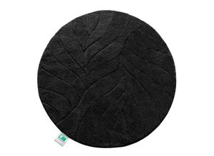 4069009590031 - Floordirekt Badematte Maris Badteppich in Rund Schwarz 4069009590031 - Floordirekt Badematte Maris Badteppich in Rund Schwarz